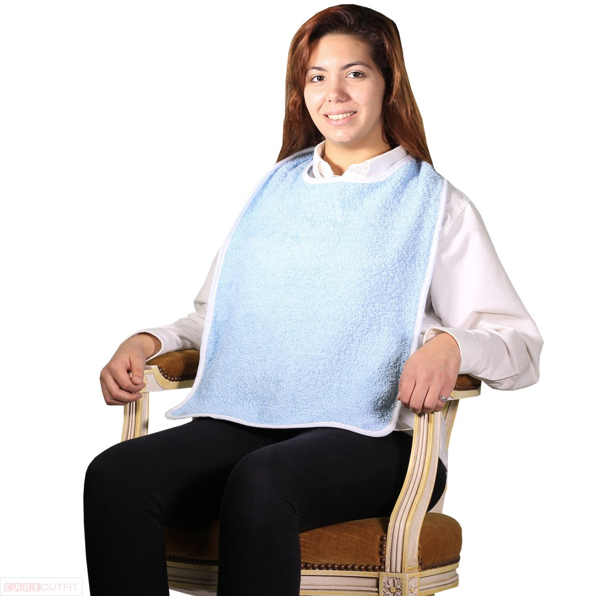 Blue Tie Back Clothing Protector – Careoutfit